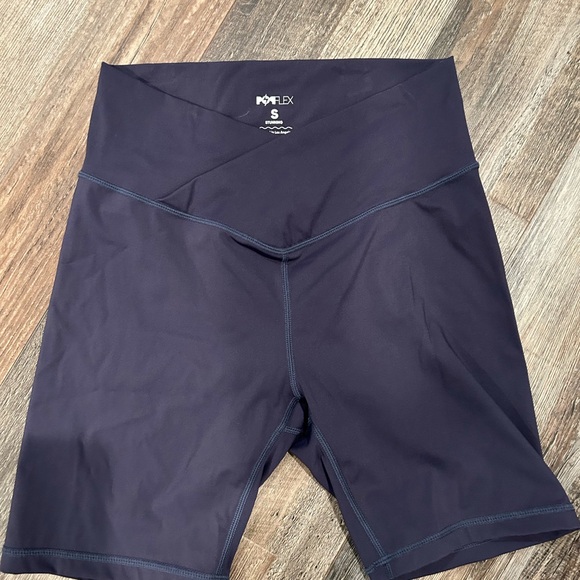 POPFLEX | Shorts | Popflex Lightweight Navy Bike Shorts | Poshmark